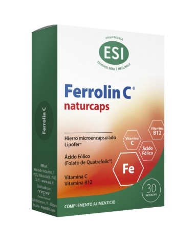 Ferrolin C, 30 cápsulas - ESI.